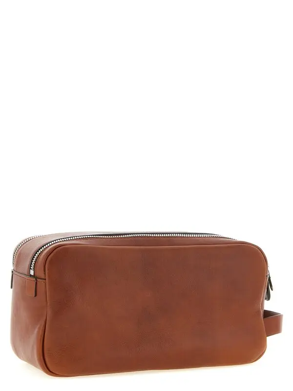 Brunello Cucinelli Leather Beauty Case