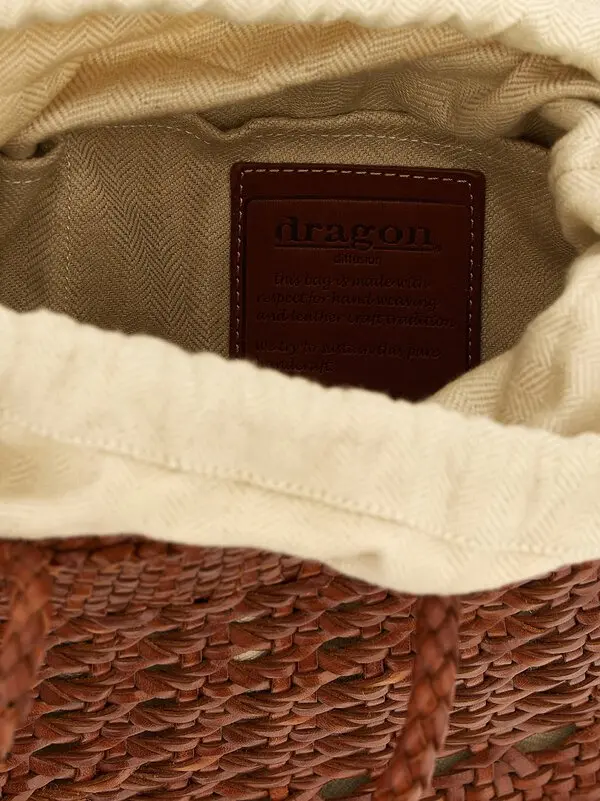 Dragon Diffusion Santa Cano Handwoven Leather Handbag
