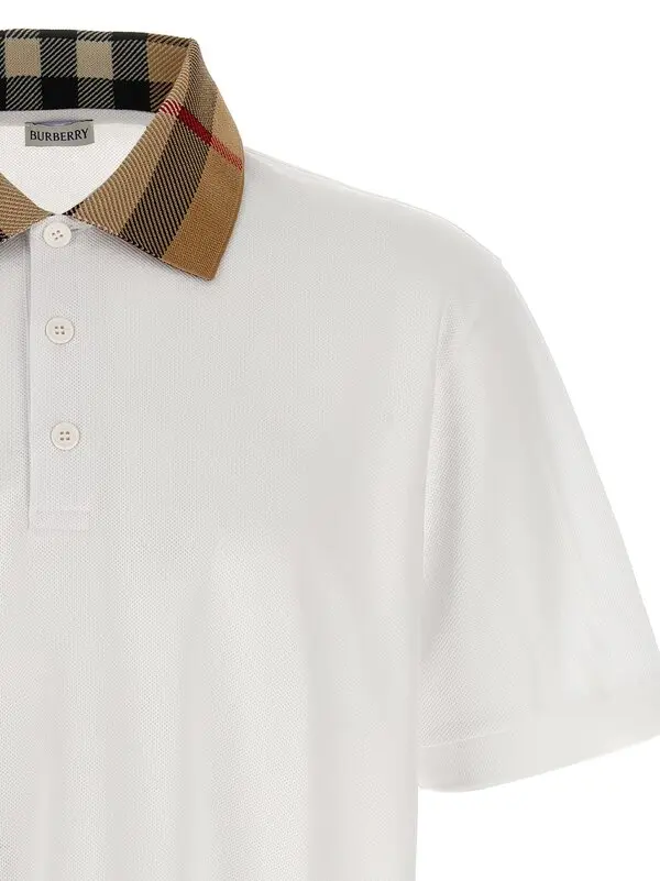 Burberry Cody' Polo Shirt - White