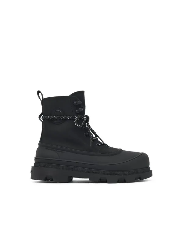 Moncler Vera Sheal' Boots In Synthetic Fabric And Rubber
