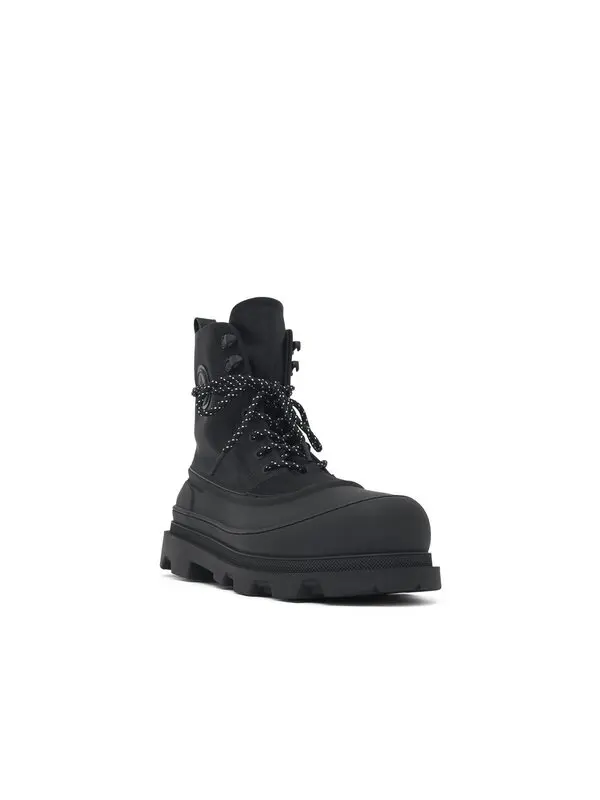 Moncler Vera Sheal' Boots In Synthetic Fabric And Rubber