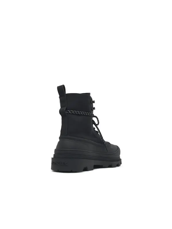 Moncler Vera Sheal' Boots In Synthetic Fabric And Rubber