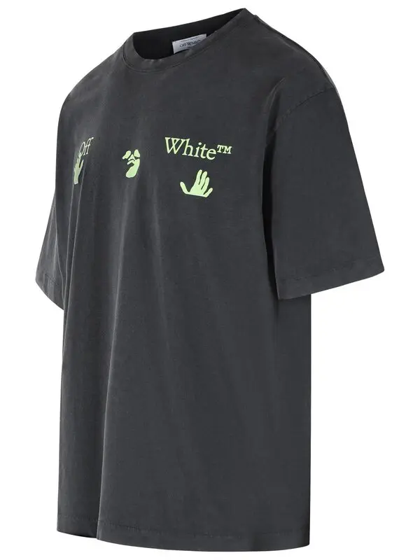 Off-White Bacco Arrow' Cotton T-shirt - Black