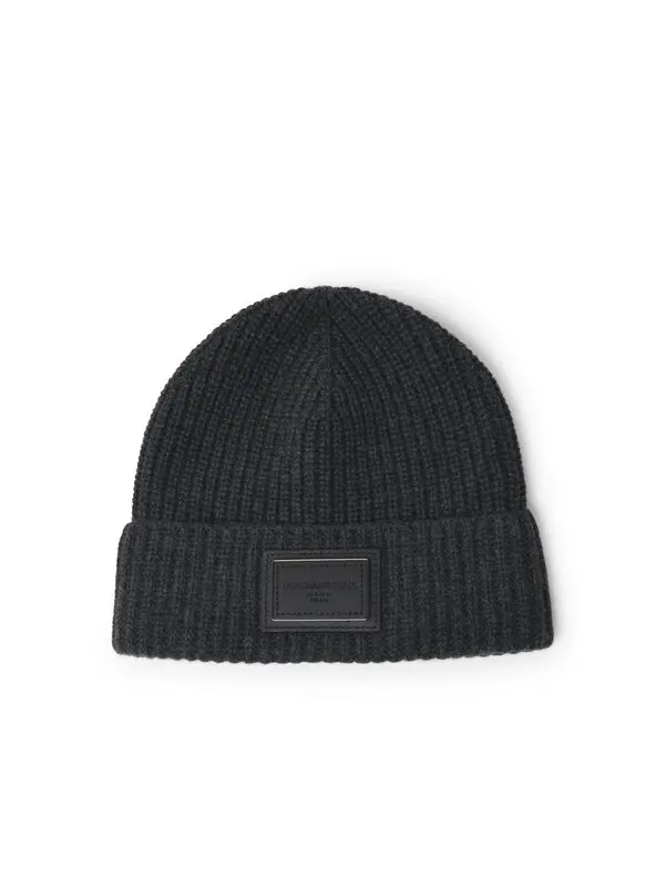 Dolce & Gabbana Grey Cashmere Beanie
