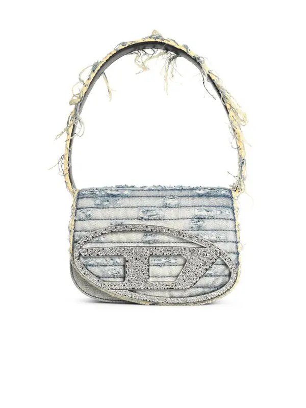DIESEL® 1dr Shoulder Bag In Light Leather And Tela