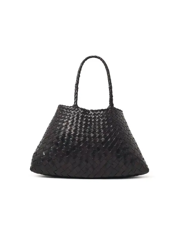 Dragon Diffusion Santa Croce Big' Dark Leather Bag