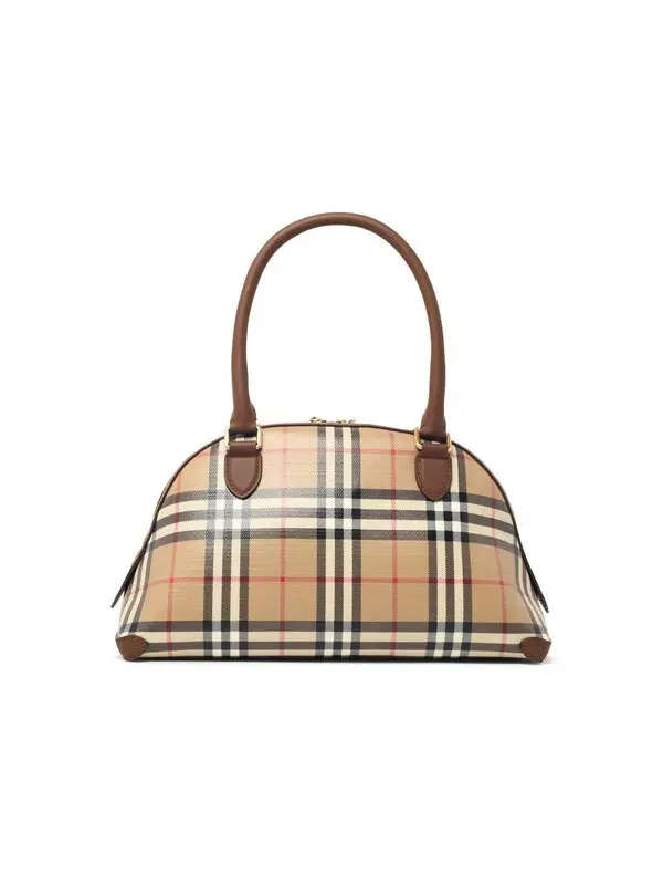 Burberry Small 'primrose' Bag In Beige Cotton Blend