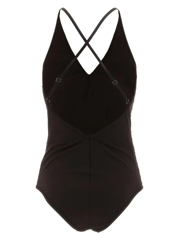 Brunello Cucinelli Dazzling Stripes One-piece Swimsuit - Brown