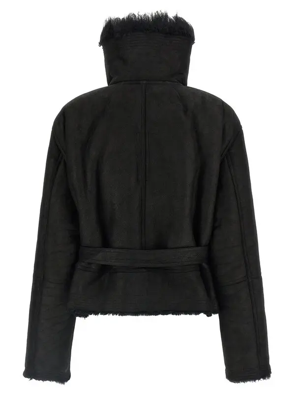 Rick Owens Cropped Flight' Jacket