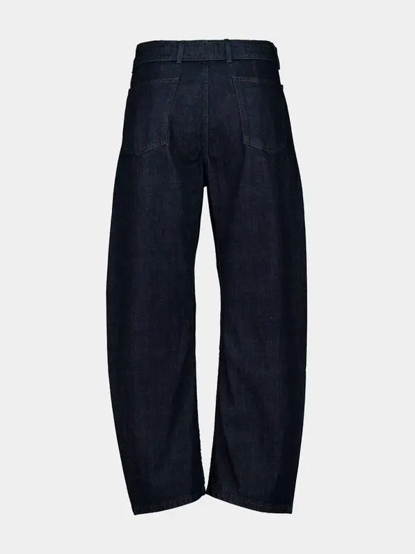 LEMAIRE Twisted Belted Denim Trousers