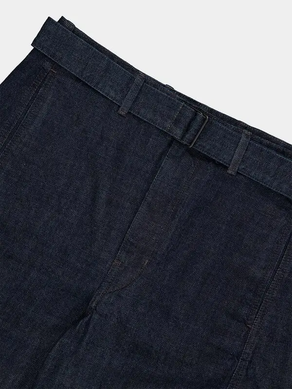 LEMAIRE Twisted Belted Denim Trousers