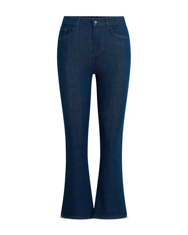 FAVORITE DAUGHTER The Erin High Rise Cropped Bootcut Jeans