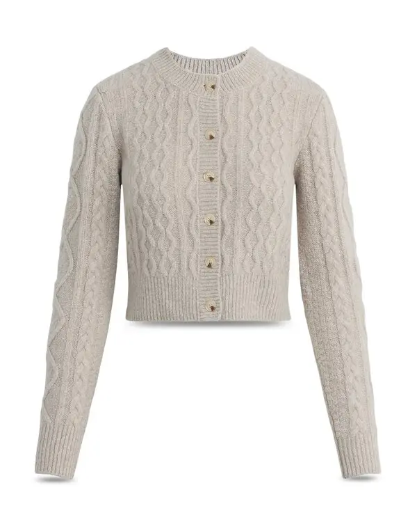 FAVORITE DAUGHTER The Eleanor Cable Knit Cardigan Sweater