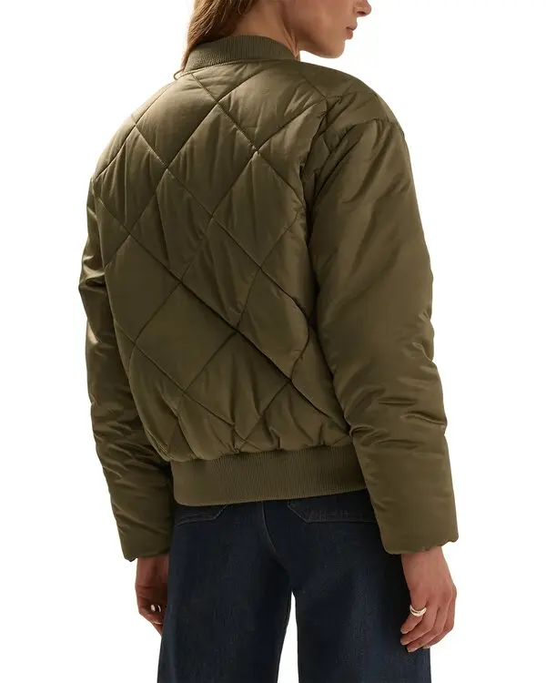 FAVORITE DAUGHTER The Favorite Bomber Quilted Jacket