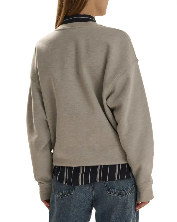 FAVORITE DAUGHTER The Embroidery Collegiate Sweatshirt