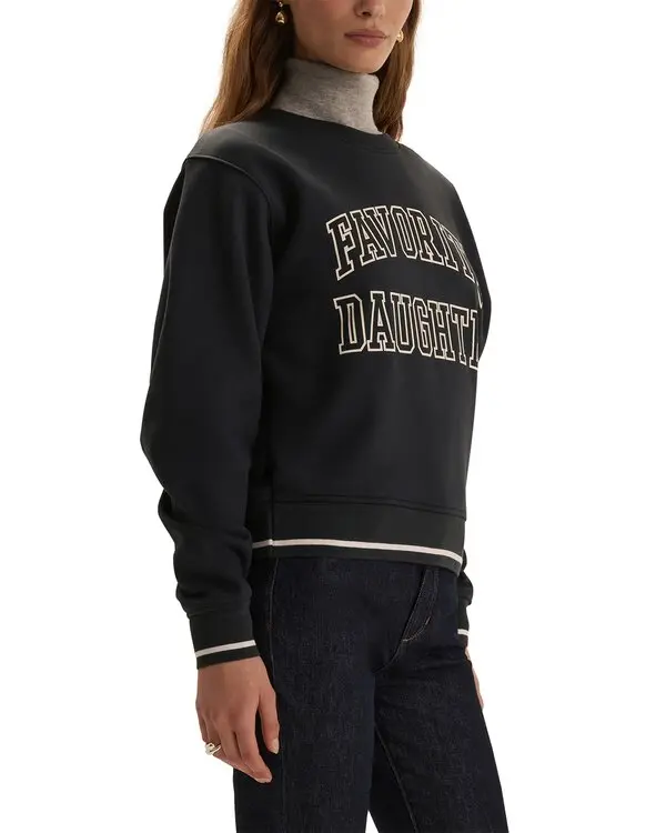 FAVORITE DAUGHTER The Collegiate Sport Logo Sweatshirt