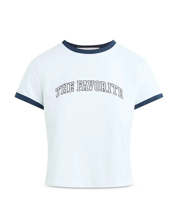 FAVORITE DAUGHTER The Cropped Favorite Ringer Tee