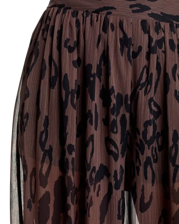 Aqua Animal Print Balloon Pants