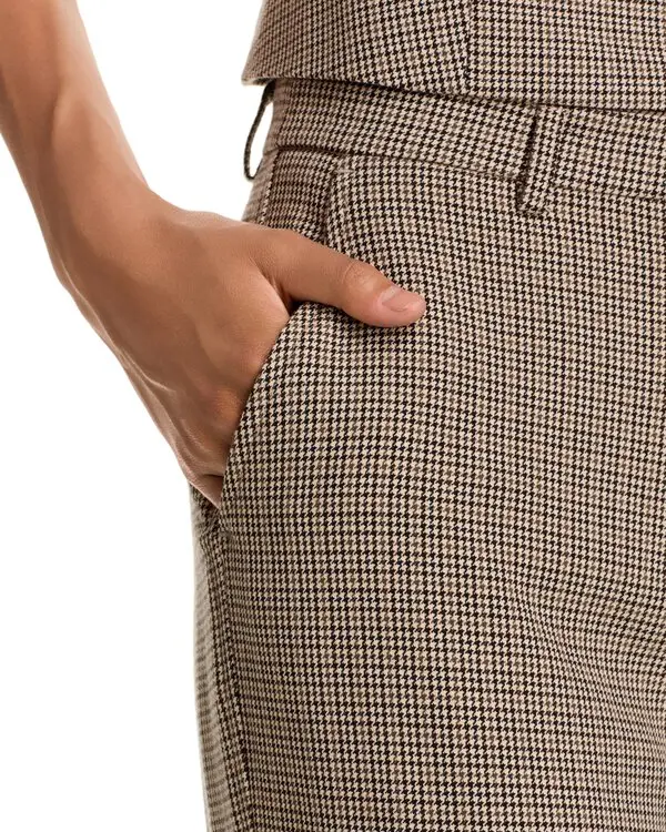Aqua Printed Wide Leg Pants
