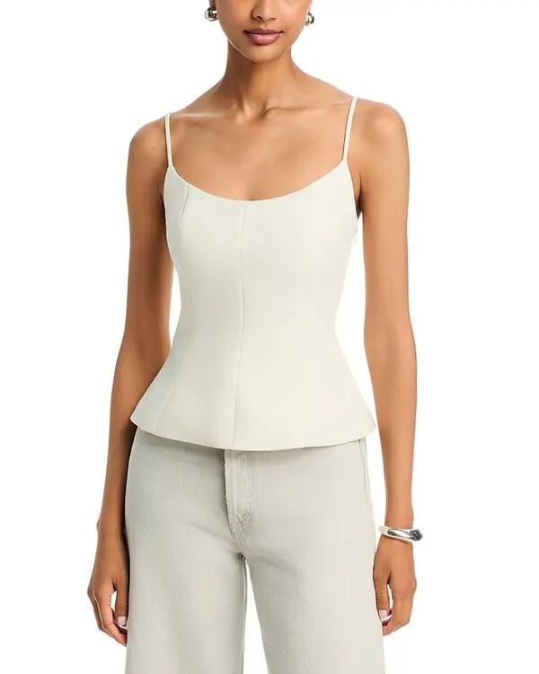 Aqua A Line Cami Top - Ivory