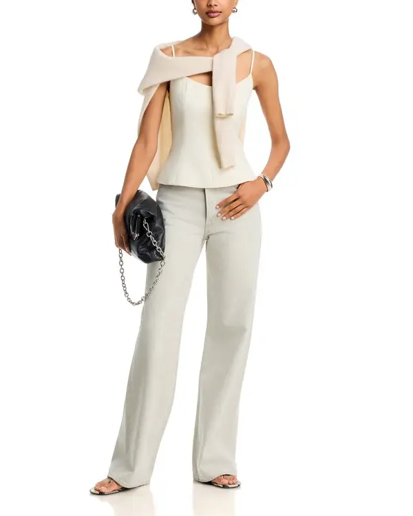 Aqua A Line Cami Top - Ivory
