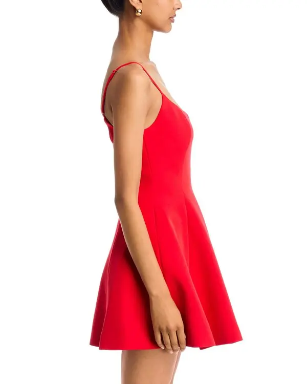 Aqua Scoop Neck Sleeveless Mini Dress