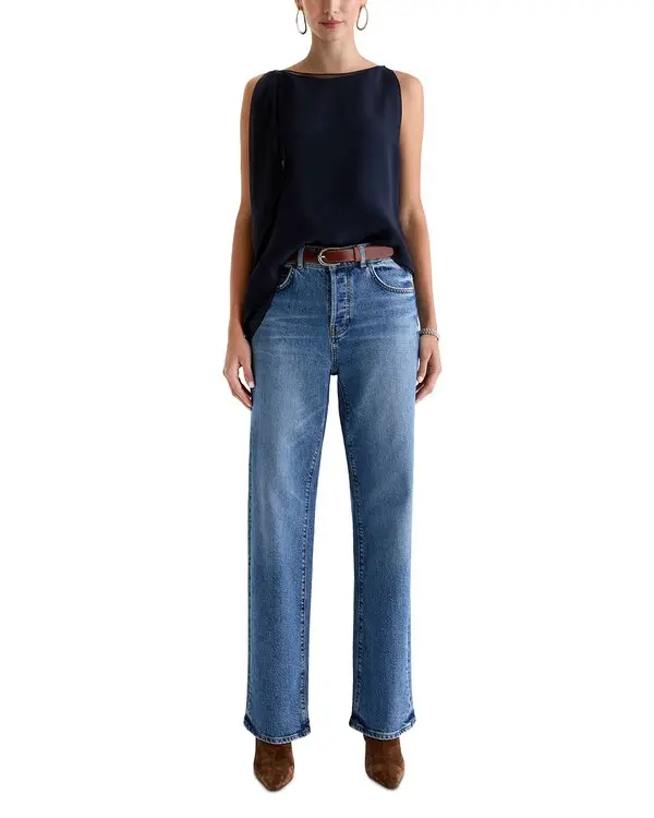 Ag Bille High Rise Straight Jeans