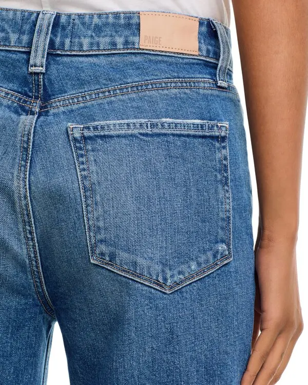 Paige Stevie High Rise Straight Leg Ankle Jeans