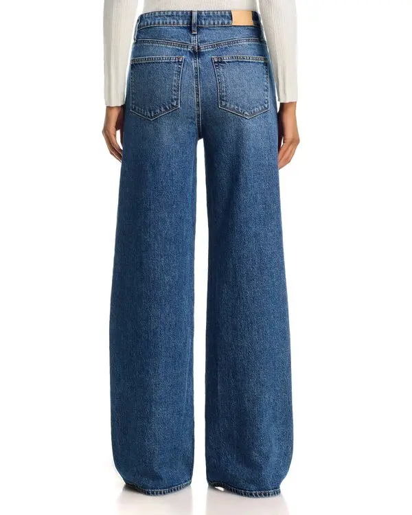 Paige Frances High Rise Wide Leg Jeans