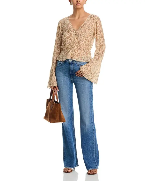 Paige Sofia High Rise Flared Jeans