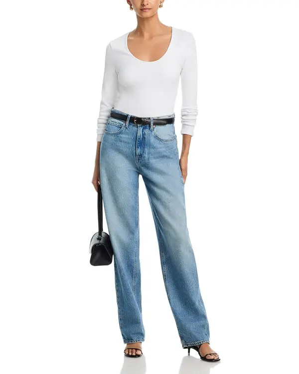 Paige Emilie High Rise Barrel Jeans
