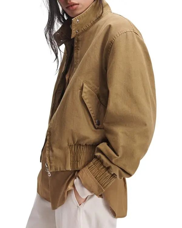 Rag & Bone Eliza Canvas Bomber Jacket