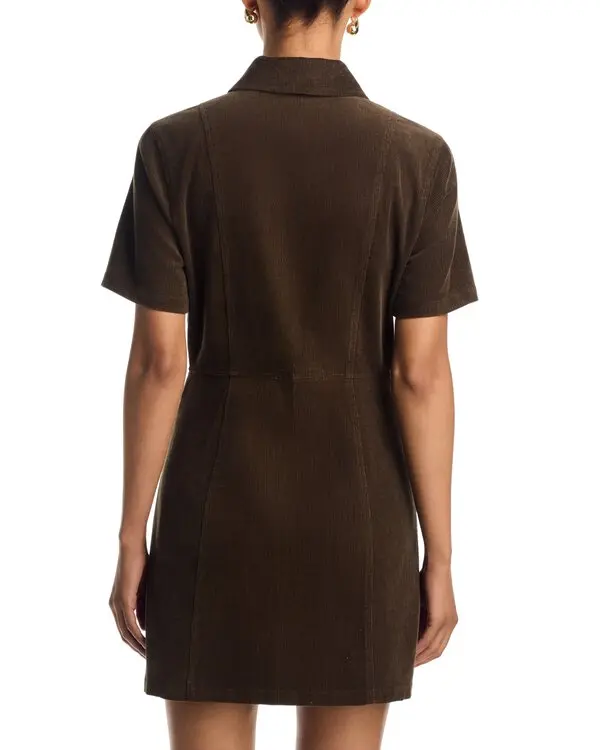 Paige Clementine Corduroy Shirt Dress