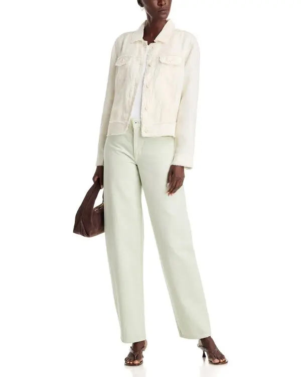 Tommy Bahama Linen Embroidered Raw Edge Jacket