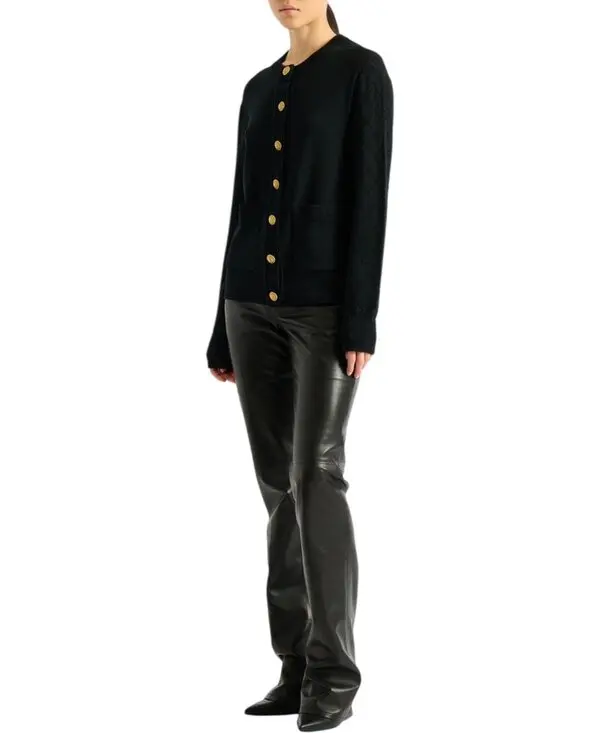 Balmain Knit Cardigan With Button Detail