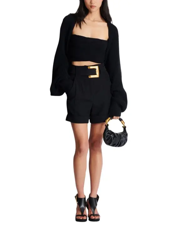 Balmain Tube-knit Bra Top