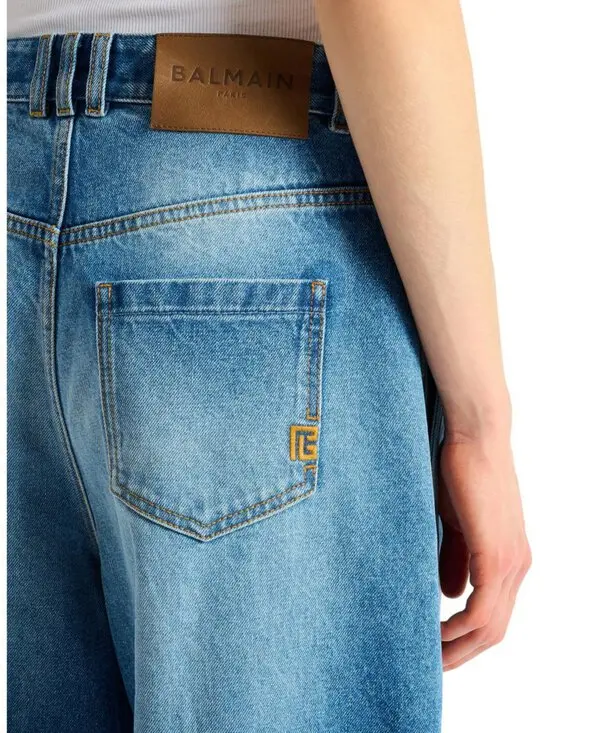 Balmain Barrel-leg Jeans