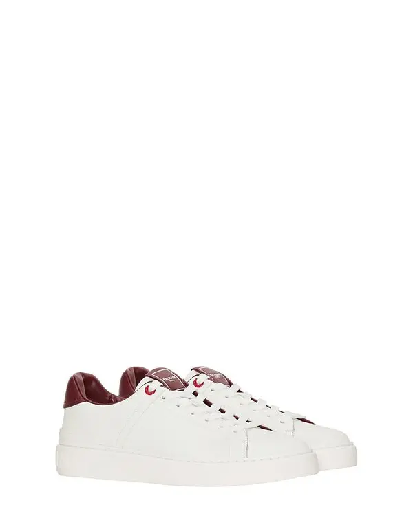Balmain B-court Smooth Leather Trainers