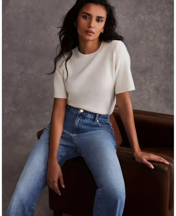 Mint Velvet Fitted Knit Tee