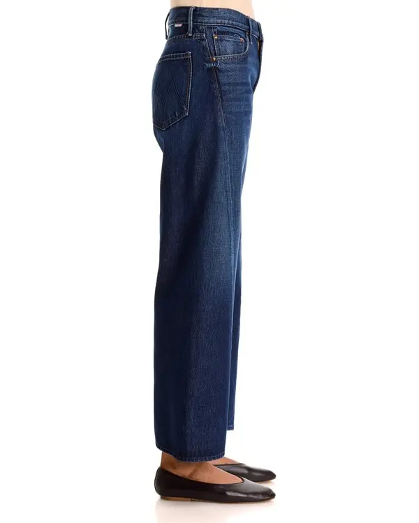 MOTHER Lil Lemon Twist High Rise Wide Leg Jeans