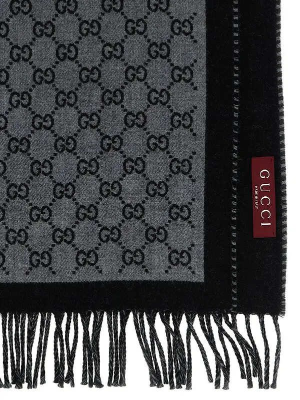 Gucci Gg Jacquard Scarf