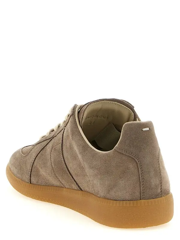 MAISON MARGIELA Replica' Suede Sneakers - Cream