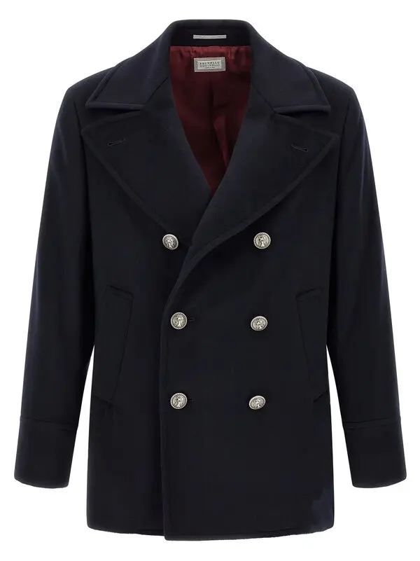 Brunello Cucinelli Peacoat Coat