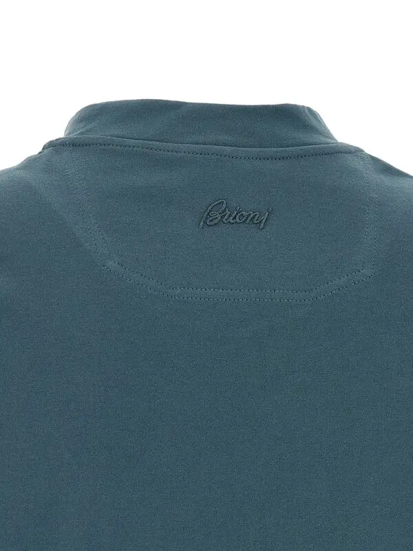 Brioni Logo Embroidery T-shirt