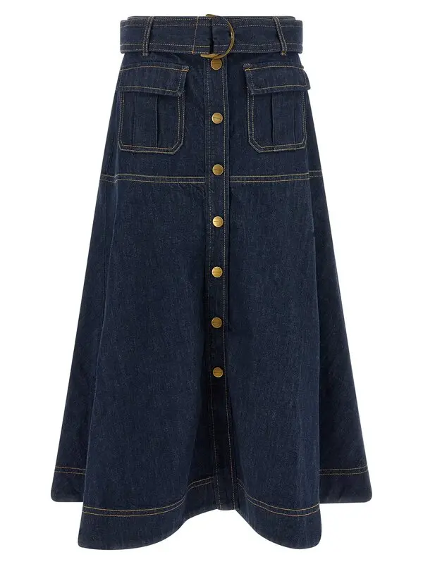 Zimmermann Denim Skirt