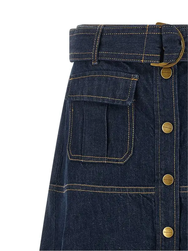 Zimmermann Denim Skirt