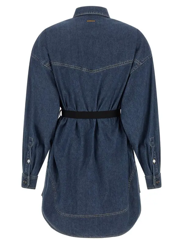 Versace Chambray Denim Dress