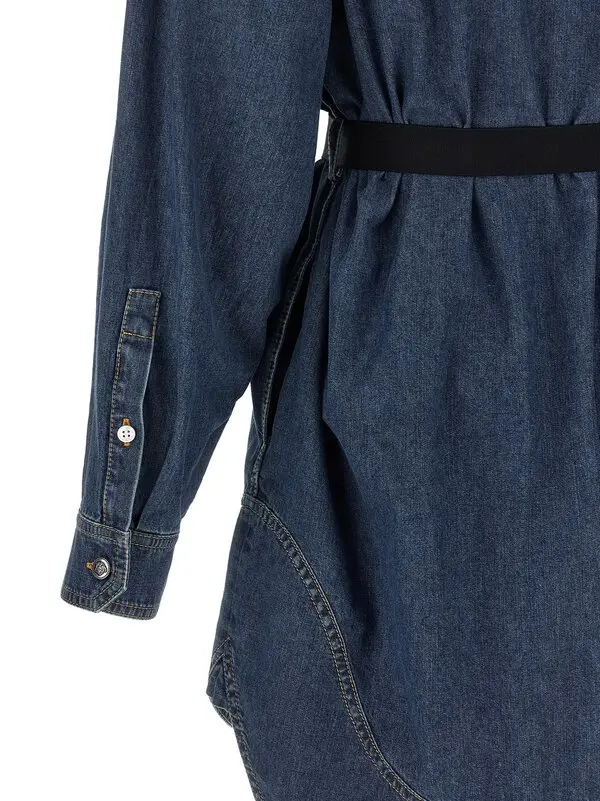 Versace Chambray Denim Dress