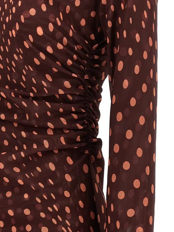 Stella McCartney Polka Dot Mesh Dress
