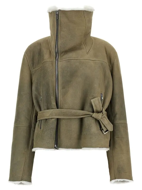 Rick Owens Cropped Flight' Jacket